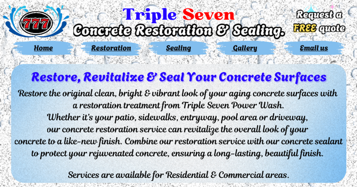 Triple Seven Concrete Restoration